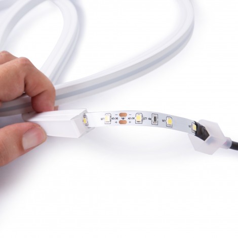 LED stripe 6W - 1.35m (with Silicon Flex Hose and DC cable Female)