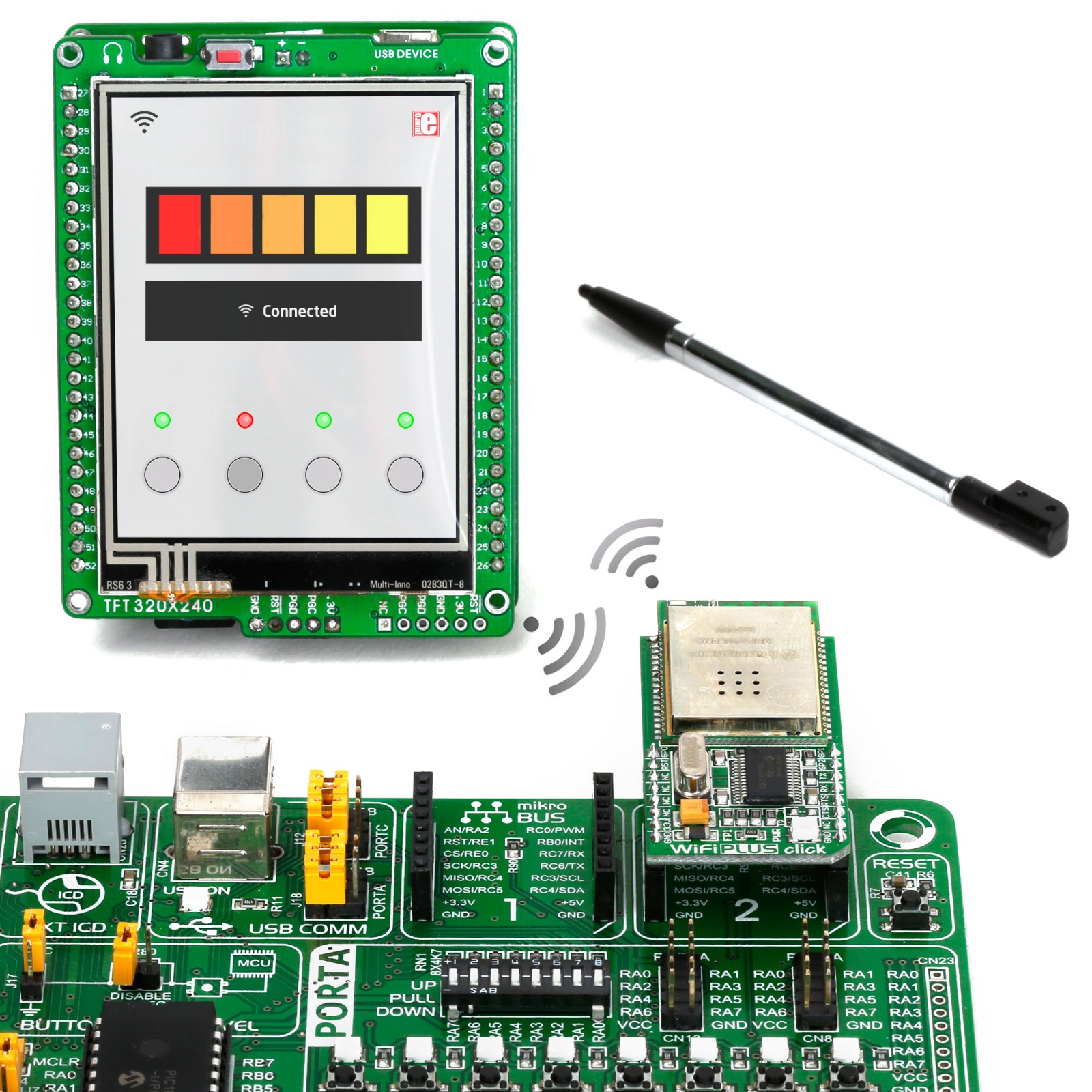 WiFi Control Demo - MikroElektronika