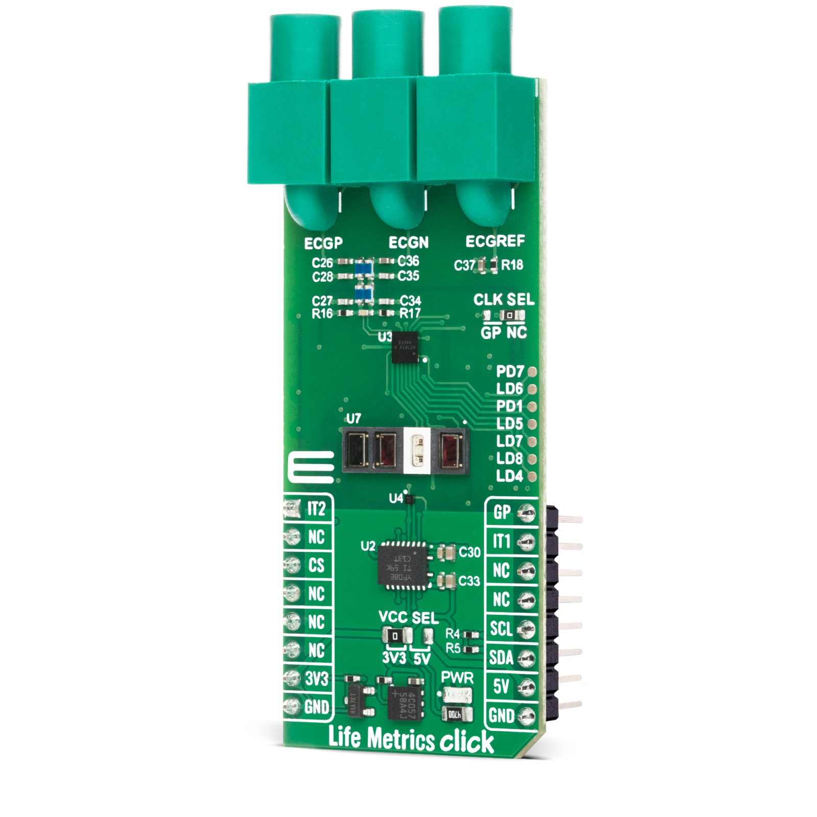 Life Metrics Click - Multi-Vital Sign Monitoring | MIKROE-6851
