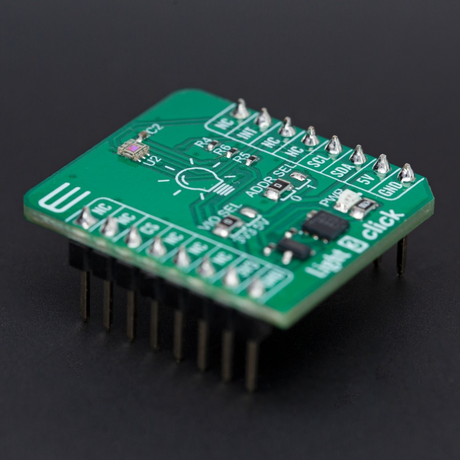 Light 3 Click Featuring OPT4003-Q1 for Automotive-Grade Ambient Light ...