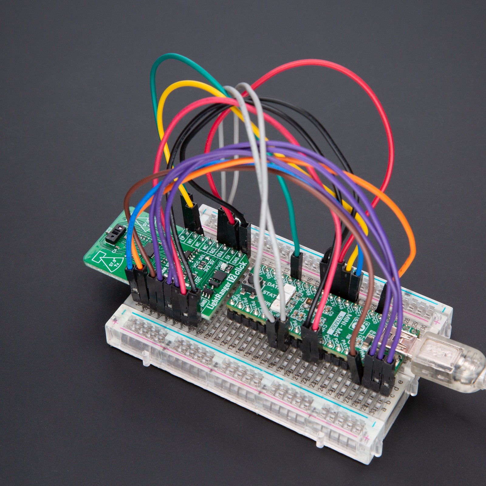 LightRanger 12 Click | VL53L8CH Time-of-Flight Sensor for Precise Ranging