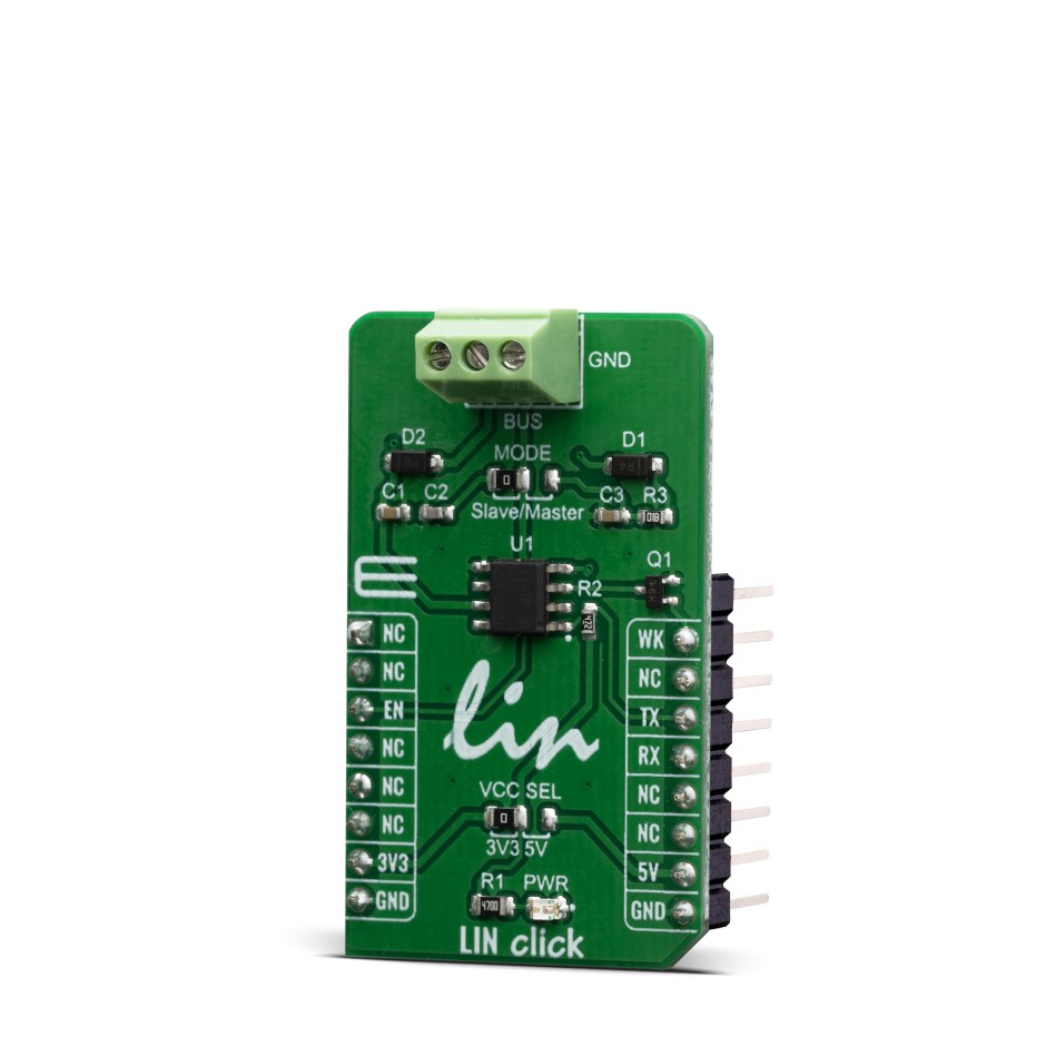 LIN Click | TLE7259-3GE Low-Side Power Switch & LIN Transceiver