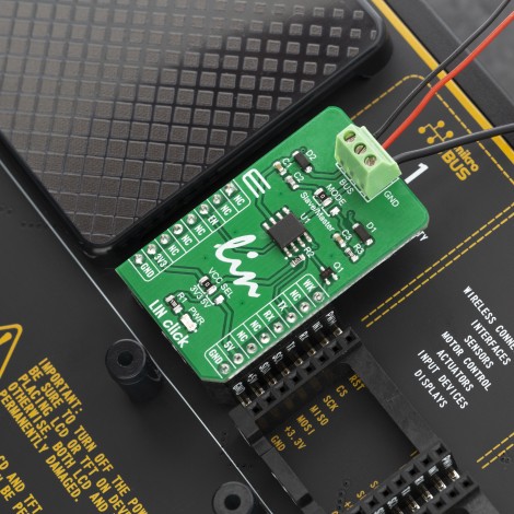 LIN Click | TLE7259-3GE Low-Side Power Switch & LIN Transceiver