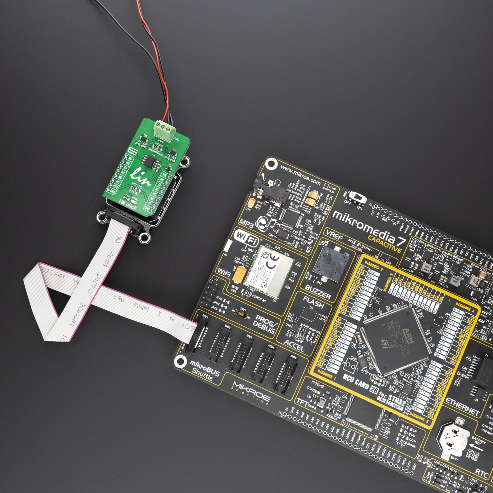 LIN Click | TLE7259-3GE Low-Side Power Switch & LIN Transceiver