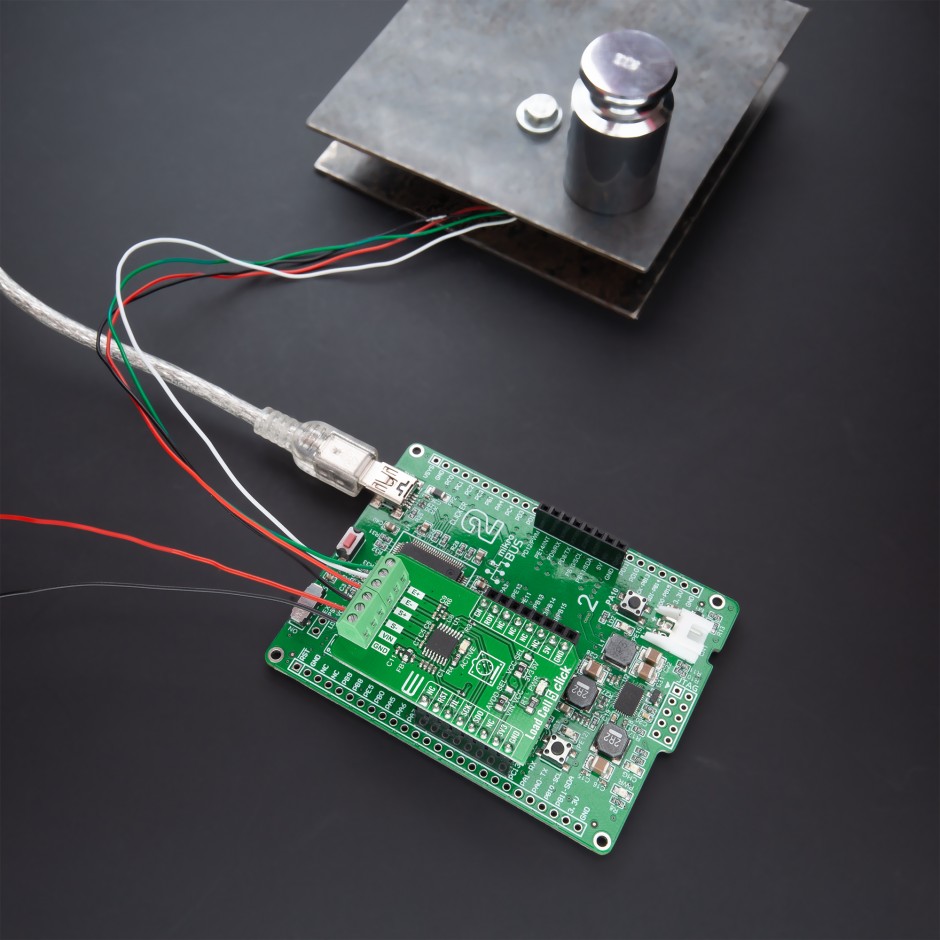 AD7780 24-bit ADC | Load Cell 5 Click | MIKROE