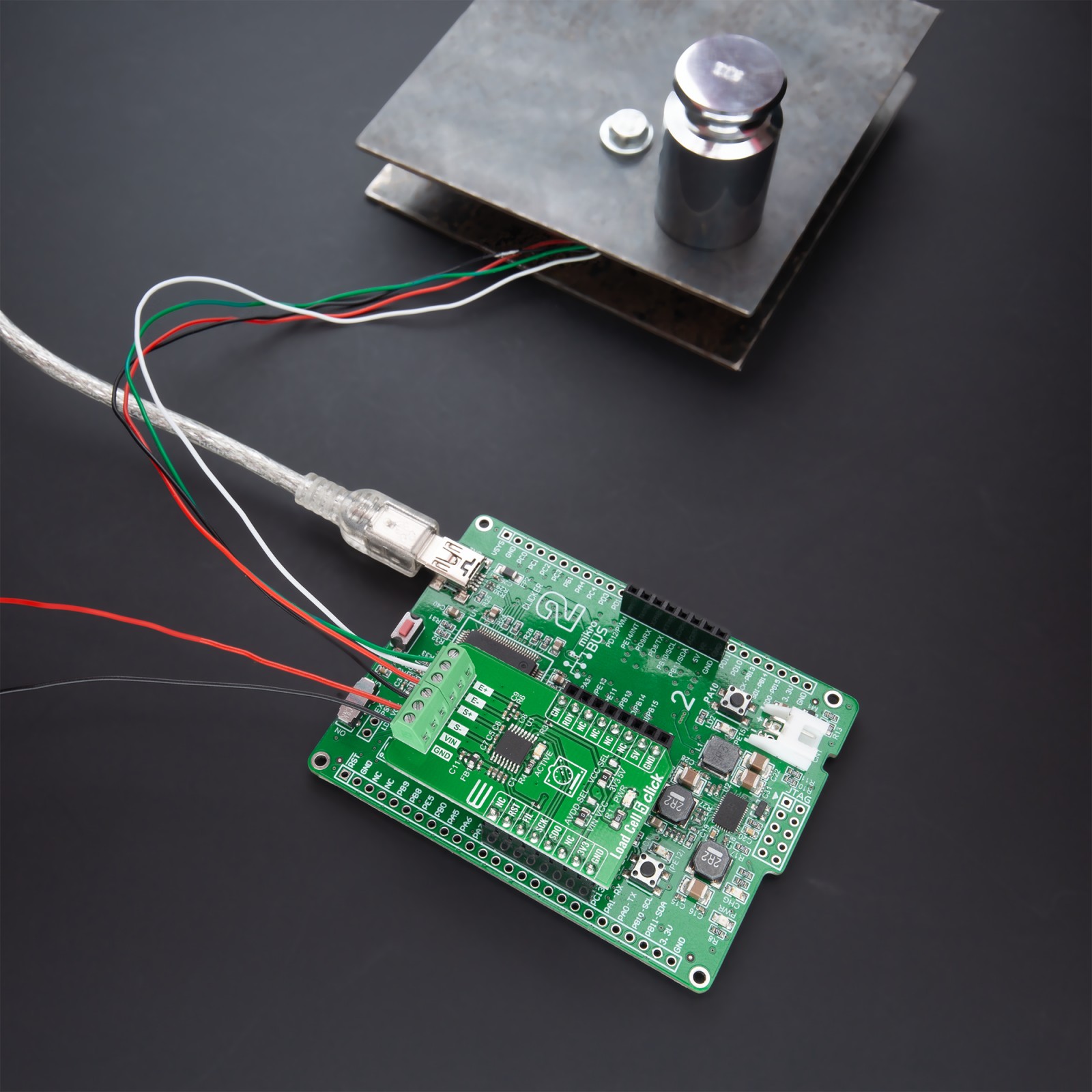 AD7780 24-bit ADC | Load Cell 5 Click | MIKROE