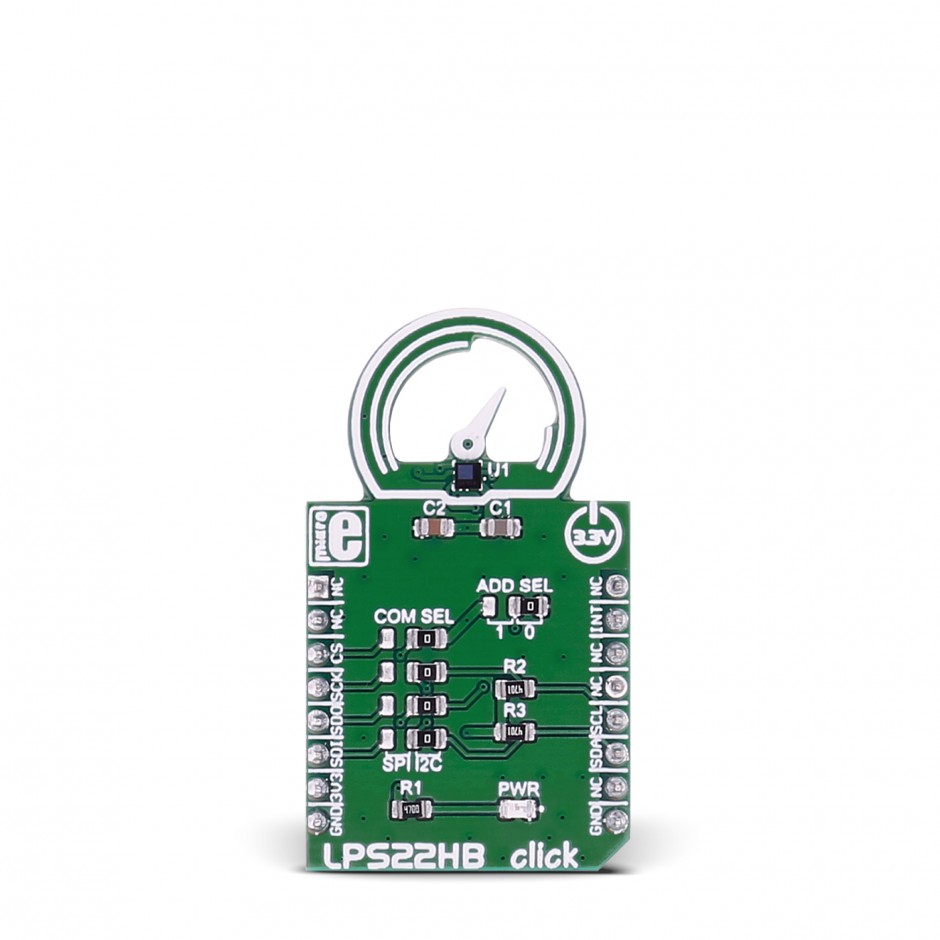 LPS22HB click – board with LPS22HB pressure sensor | MikroElektronika