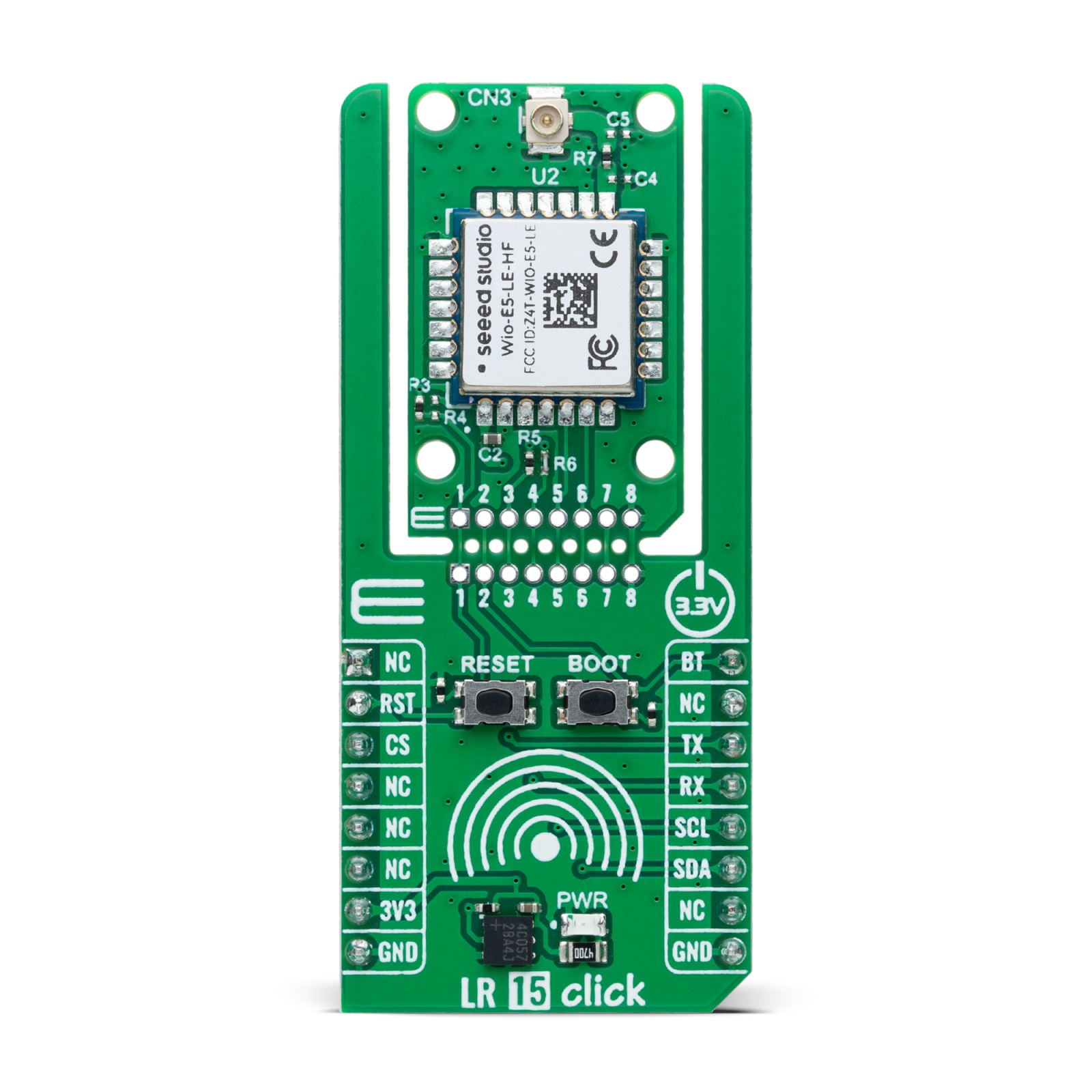 LR 15 Click | Wio-E5-LE LoRa® Module for Long-Range IoT Communication
