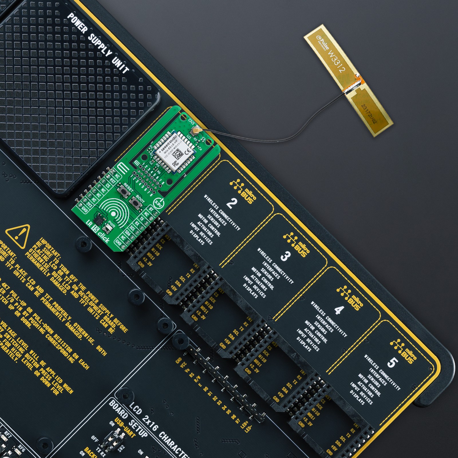 LR 15 Click | Wio-E5-LE LoRa® Module for Long-Range IoT Communication