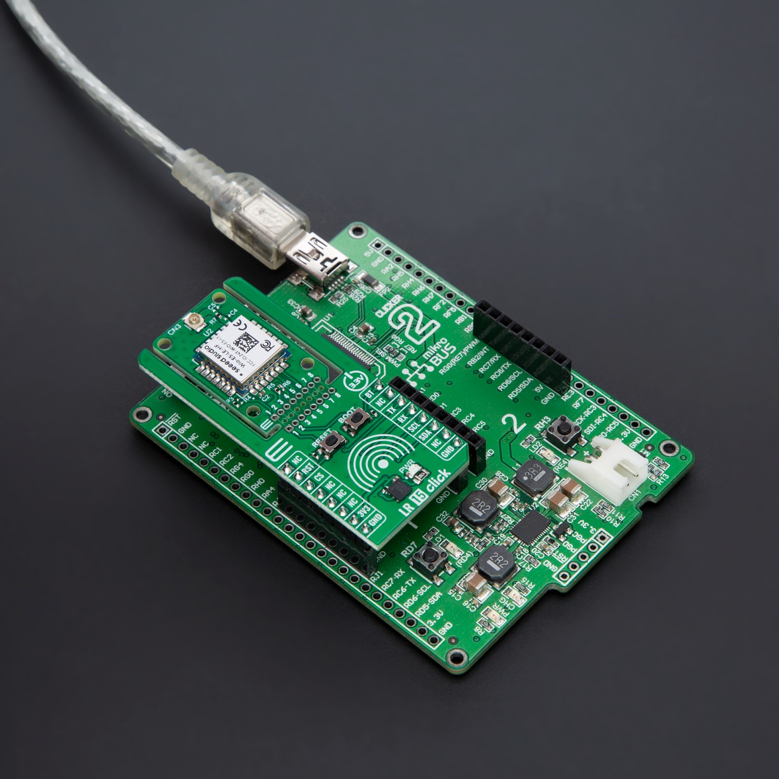 LR 15 Click | Wio-E5-LE LoRa® Module for Long-Range IoT Communication