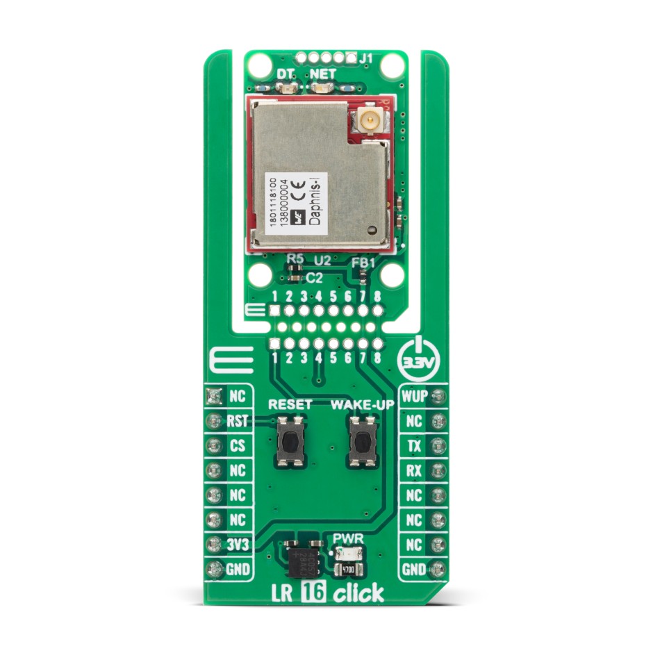 LR 16 Click - WIRL-LORA Daphnis-I module | MIKROE-6598