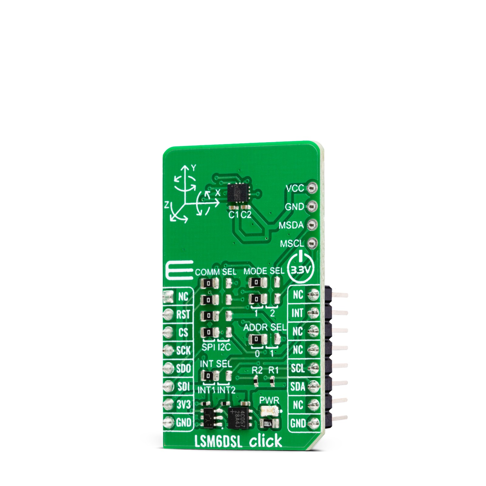 LSM6DSL click - board with LSM6DSL high-performance 3-axis digital ...