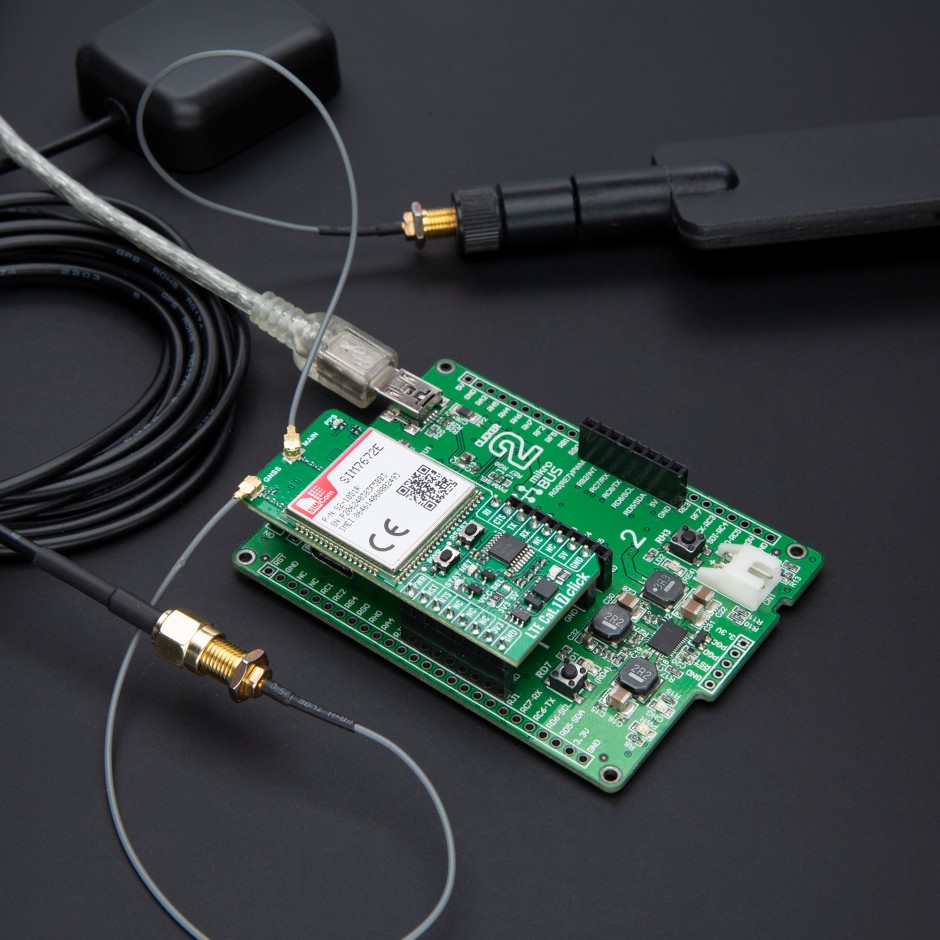 LTE Cat.1 7 Click - For LTE Cat 1 bis connectivity | MIKROE-6434