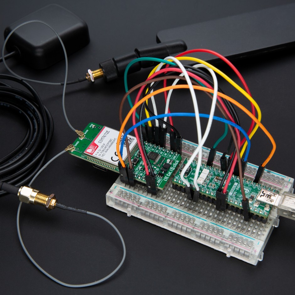 LTE Cat.1 7 Click - For LTE Cat 1 bis connectivity | MIKROE-6434