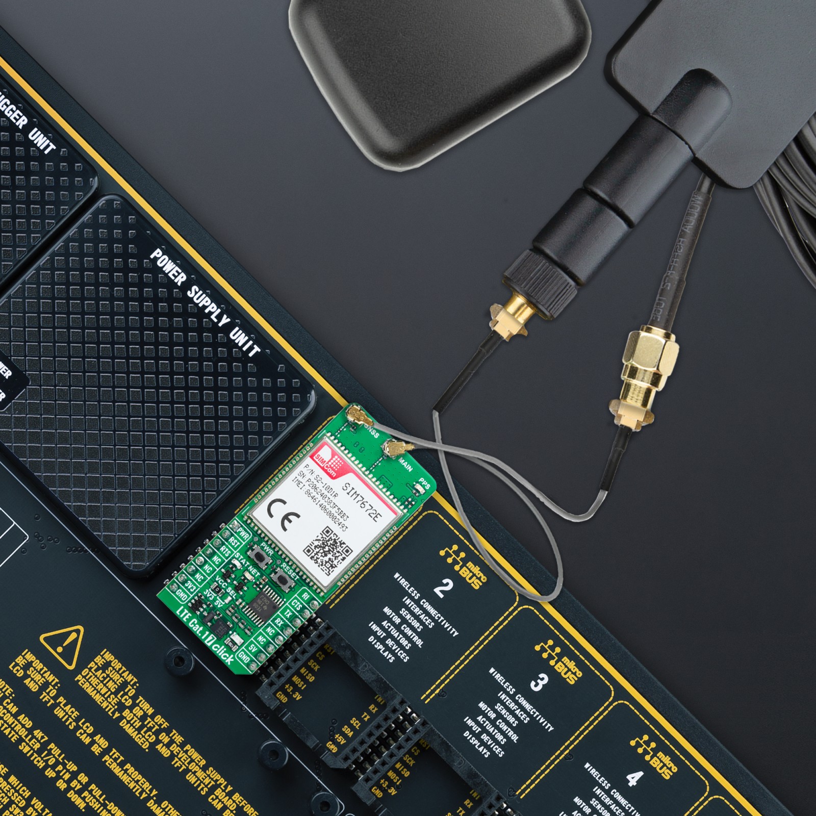 LTE Cat.1 7 Click - For LTE Cat 1 bis connectivity | MIKROE-6434