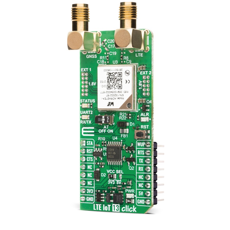 LTE IoT 13 Click - LTE-M/NB-IoT Module | MIKROE-6802