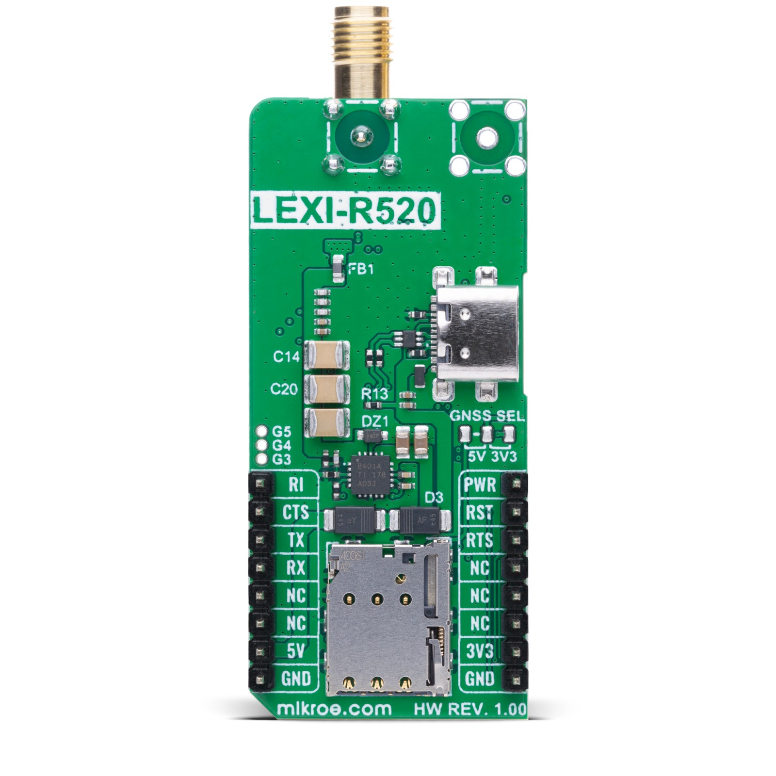 LTE IoT 15 Click - For LTE-M and NB-IoT connectivity | MIKROE-6553