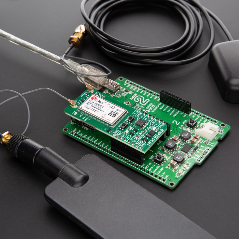 LTE IoT 16 Click - For LTE-M/NB2 connectivity | MIKROE-6556