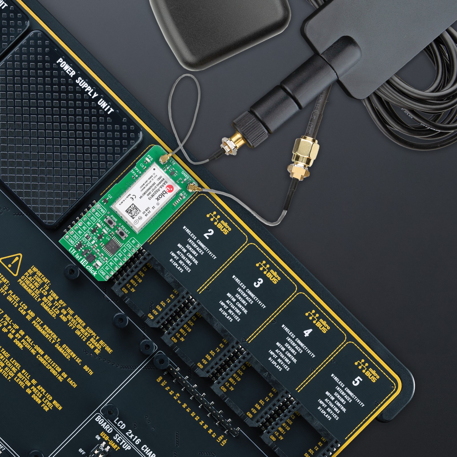 LTE IoT 16 Click - For LTE-M/NB2 connectivity | MIKROE-6556