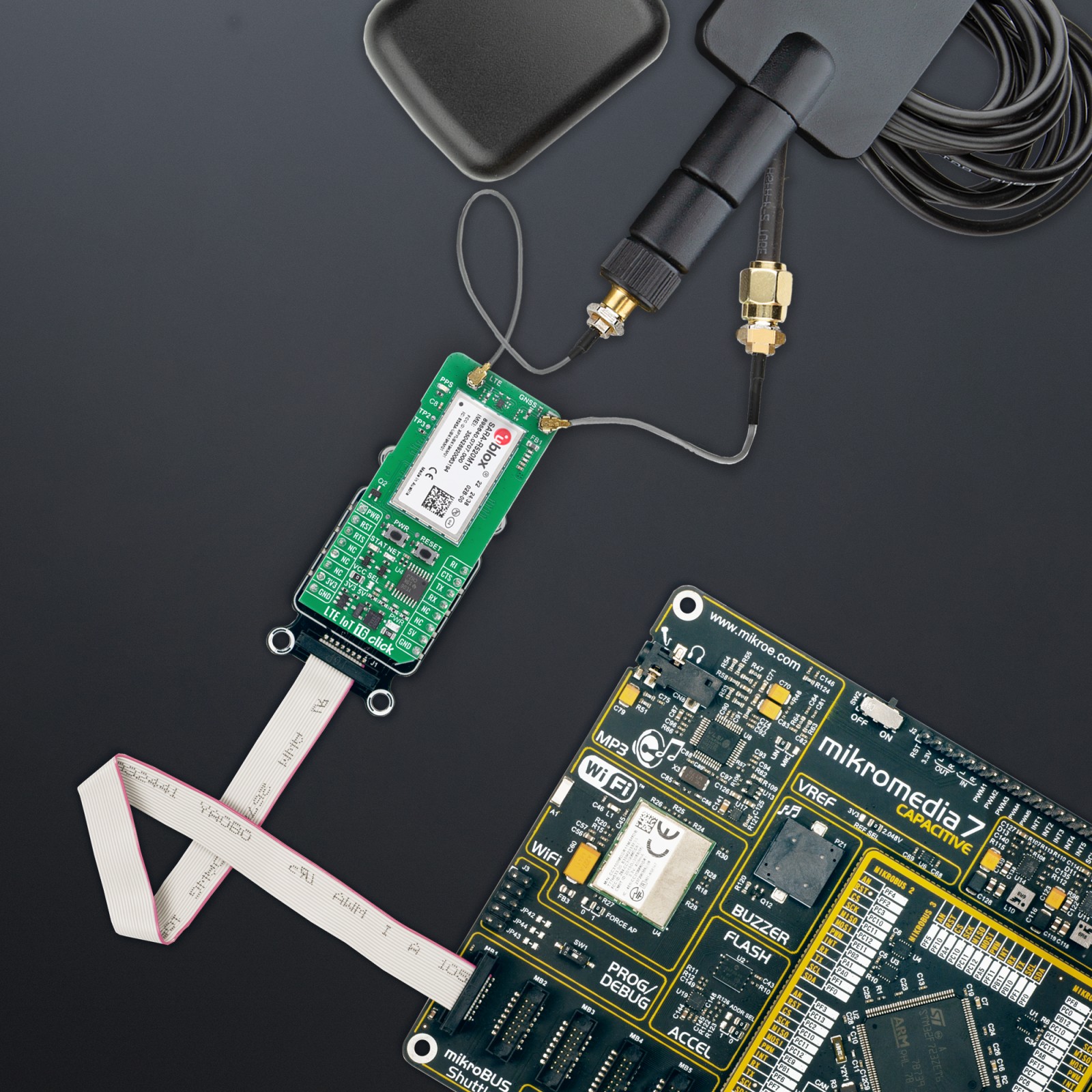 LTE IoT 16 Click - For LTE-M/NB2 connectivity | MIKROE-6556