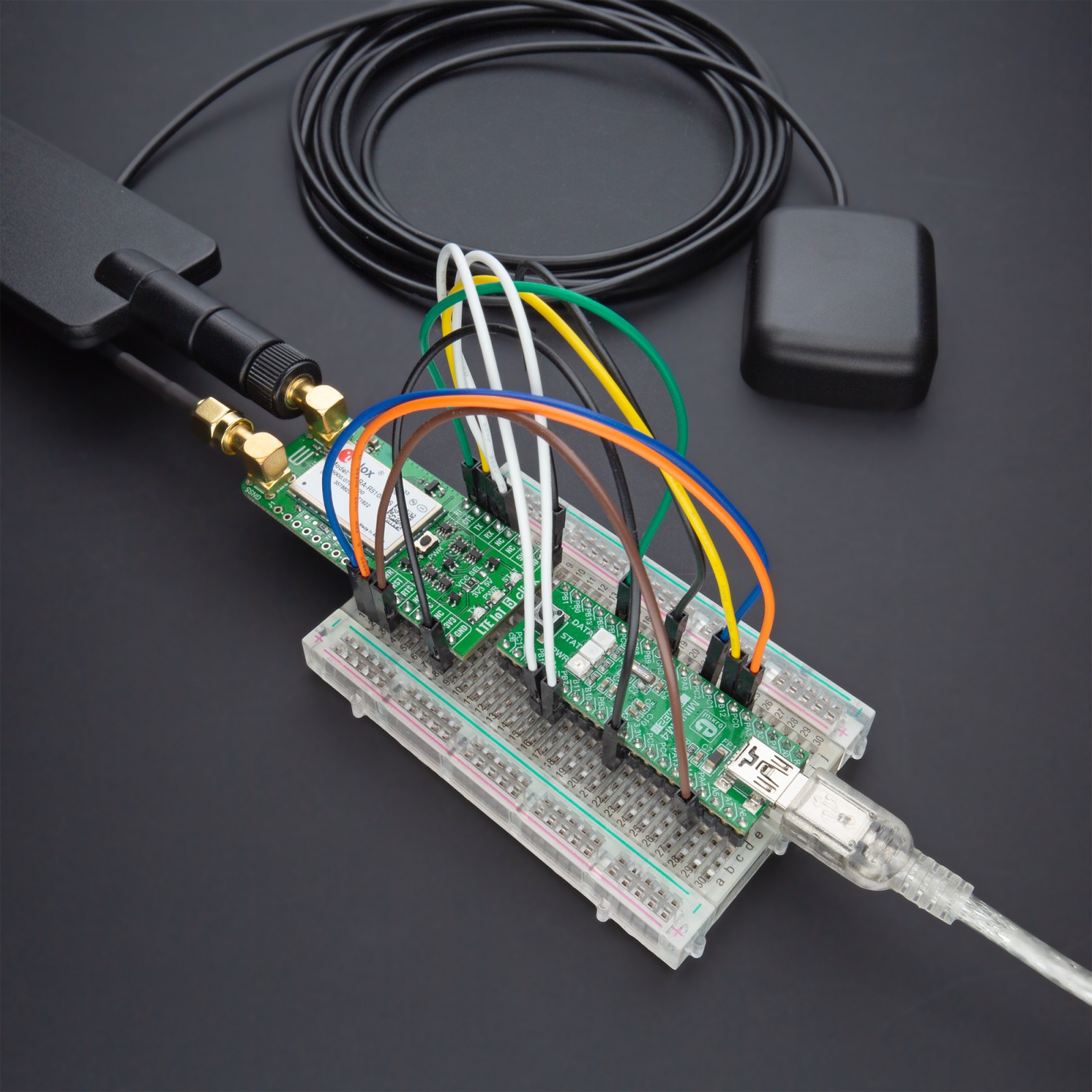 SARA-R510M8S LTE-M/NB-IoT Module | LTE IoT 5 Click | MIKROE