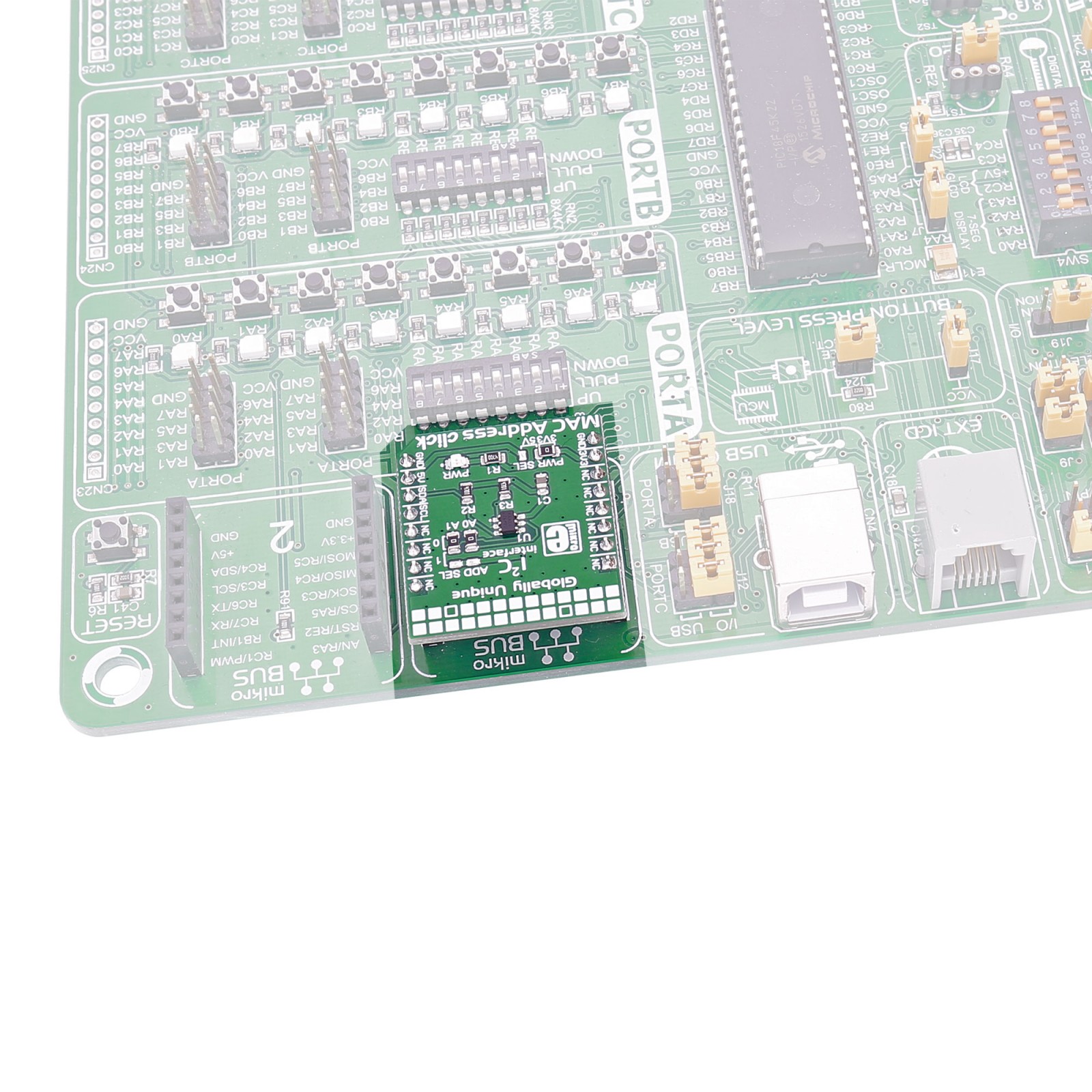 MAC Address click - provides a unique node address for your application | MikroElektronika