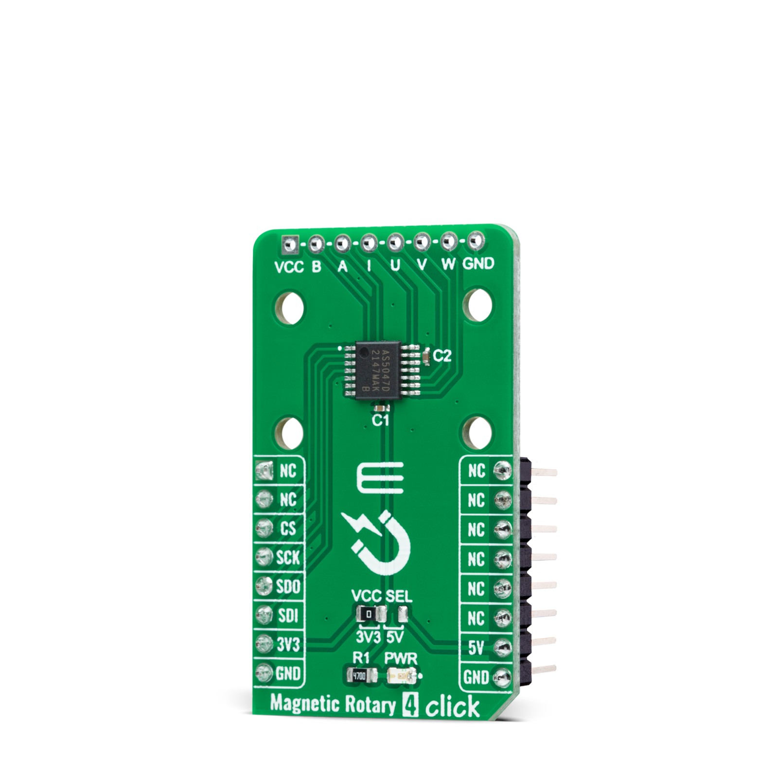 Magnetic Rotary 4 Click | Precise AS5047D 14-bit Magnetic Encoder