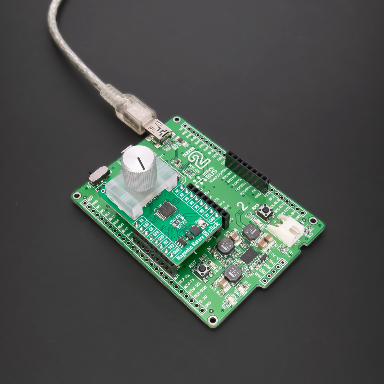 Magnetic Rotary 5 Click