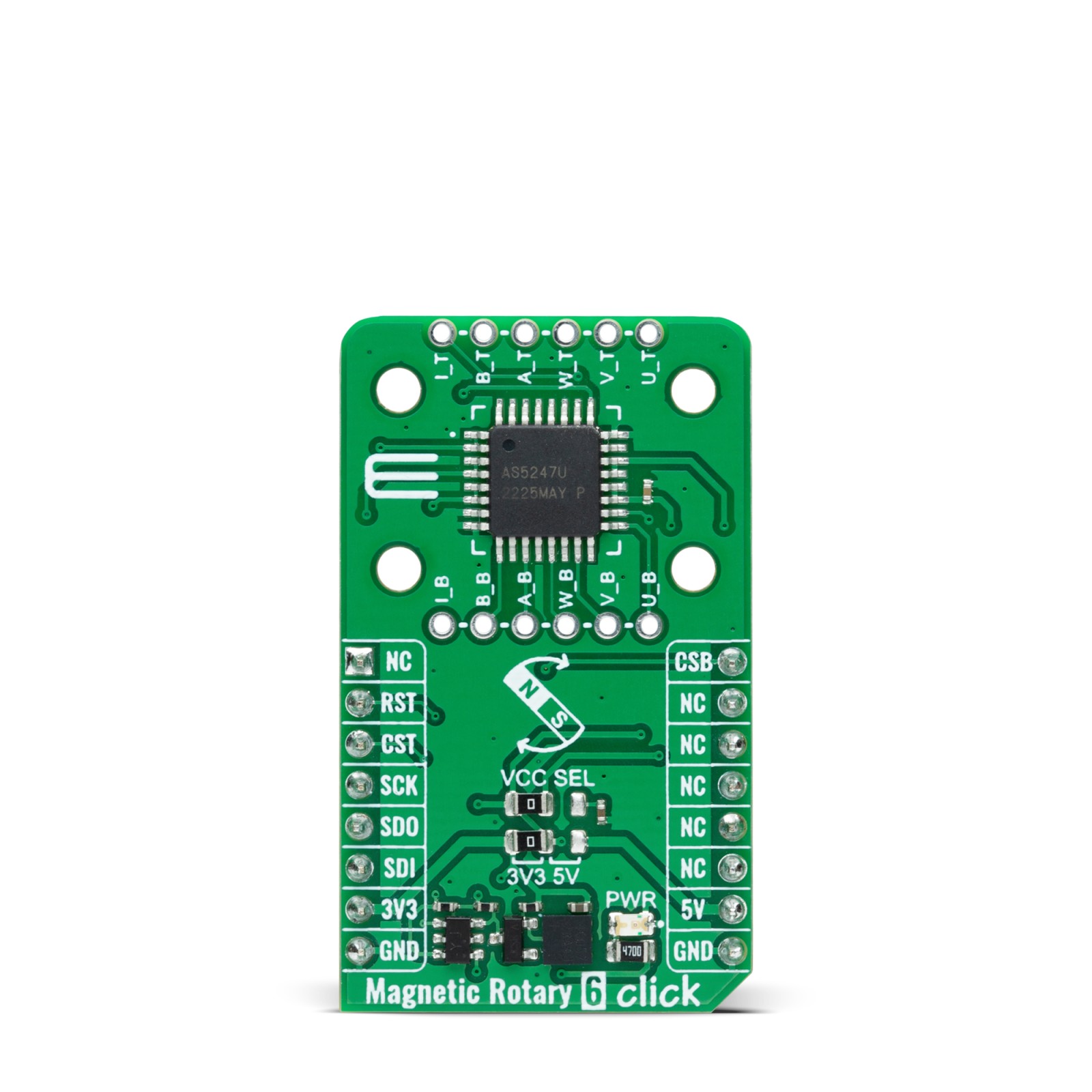 Magnetic Rotary 6 Click