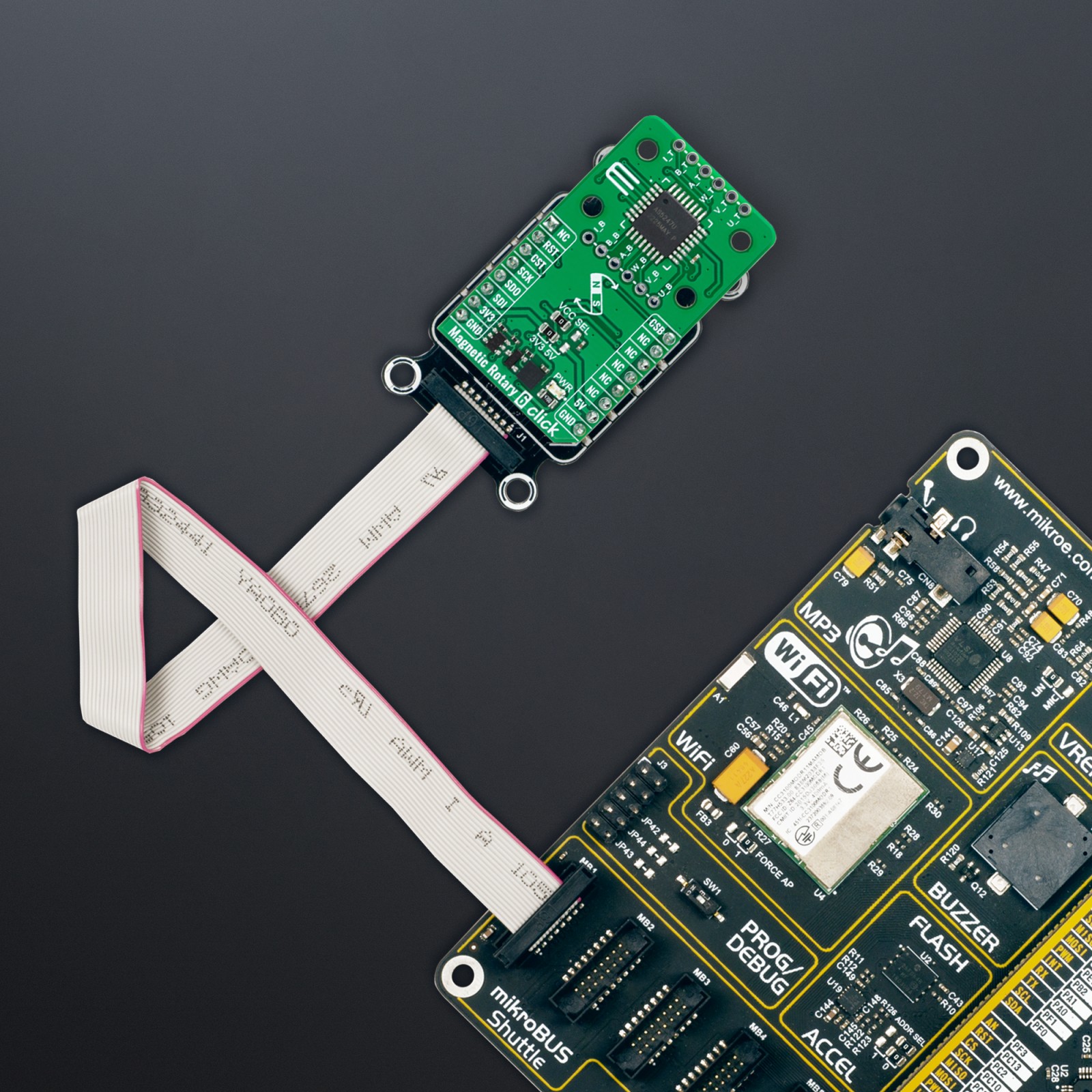 Magnetic Rotary 6 Click