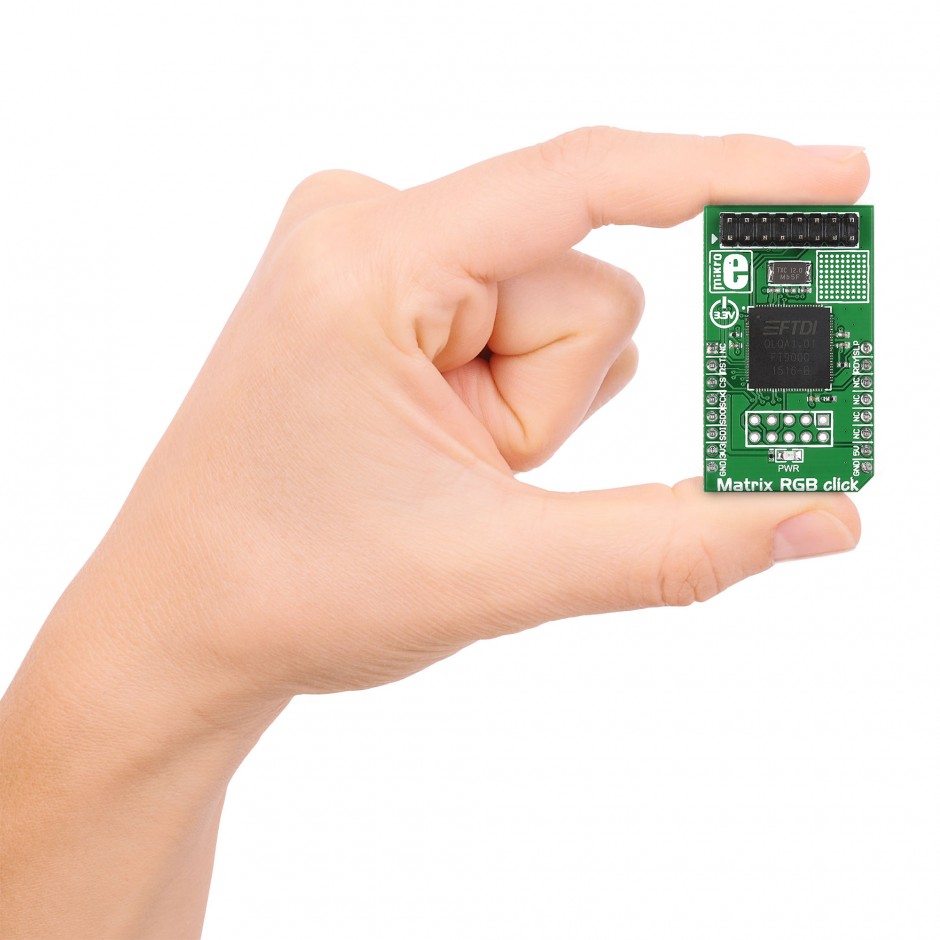 Matrix RGB click – 16x32 RGB LED matrix driver