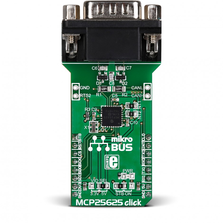 MCP25625 click – board with MCP256 Microchip CAN controller