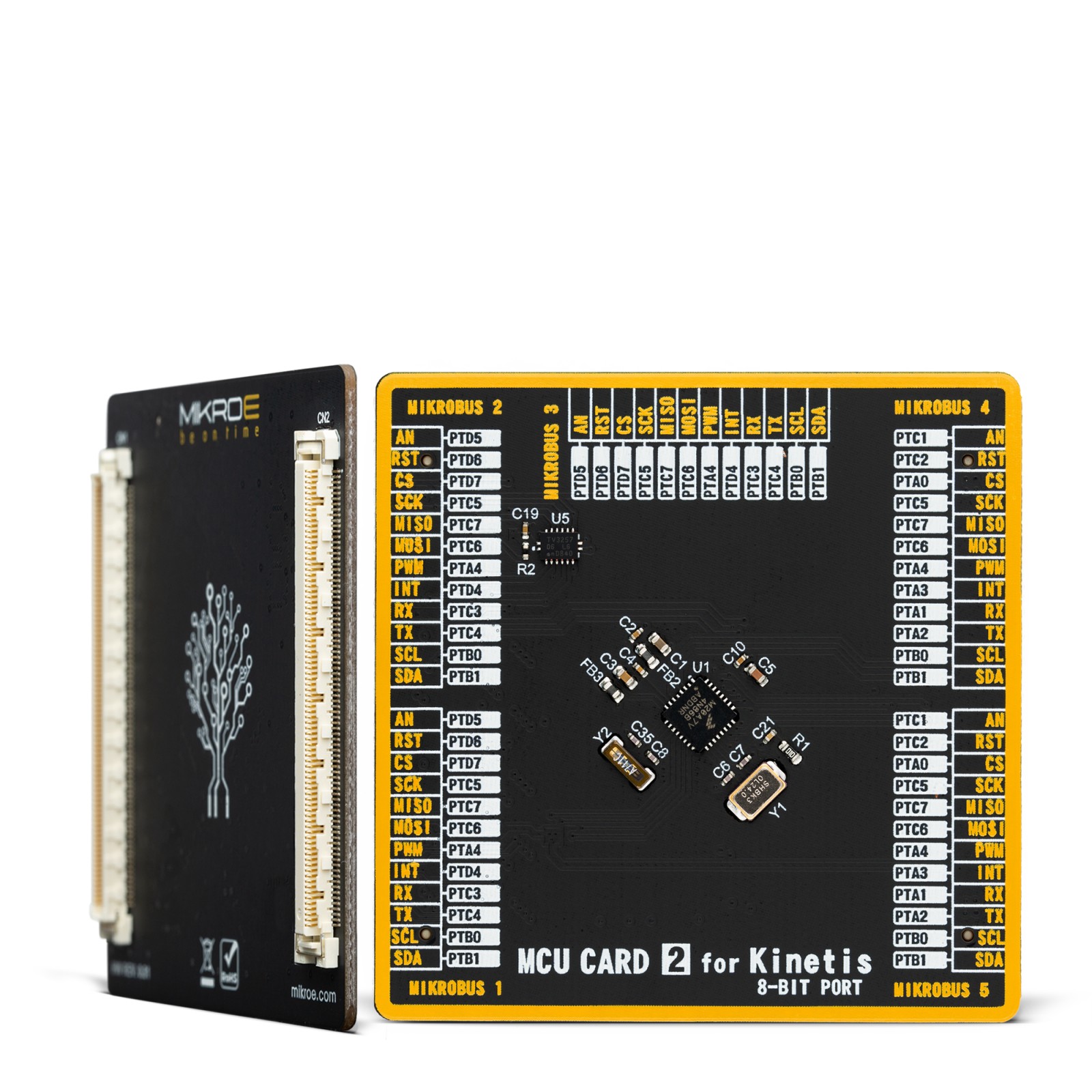 MCU CARD 2 for Kinetis MK20DX128VFM5 | Mikroe