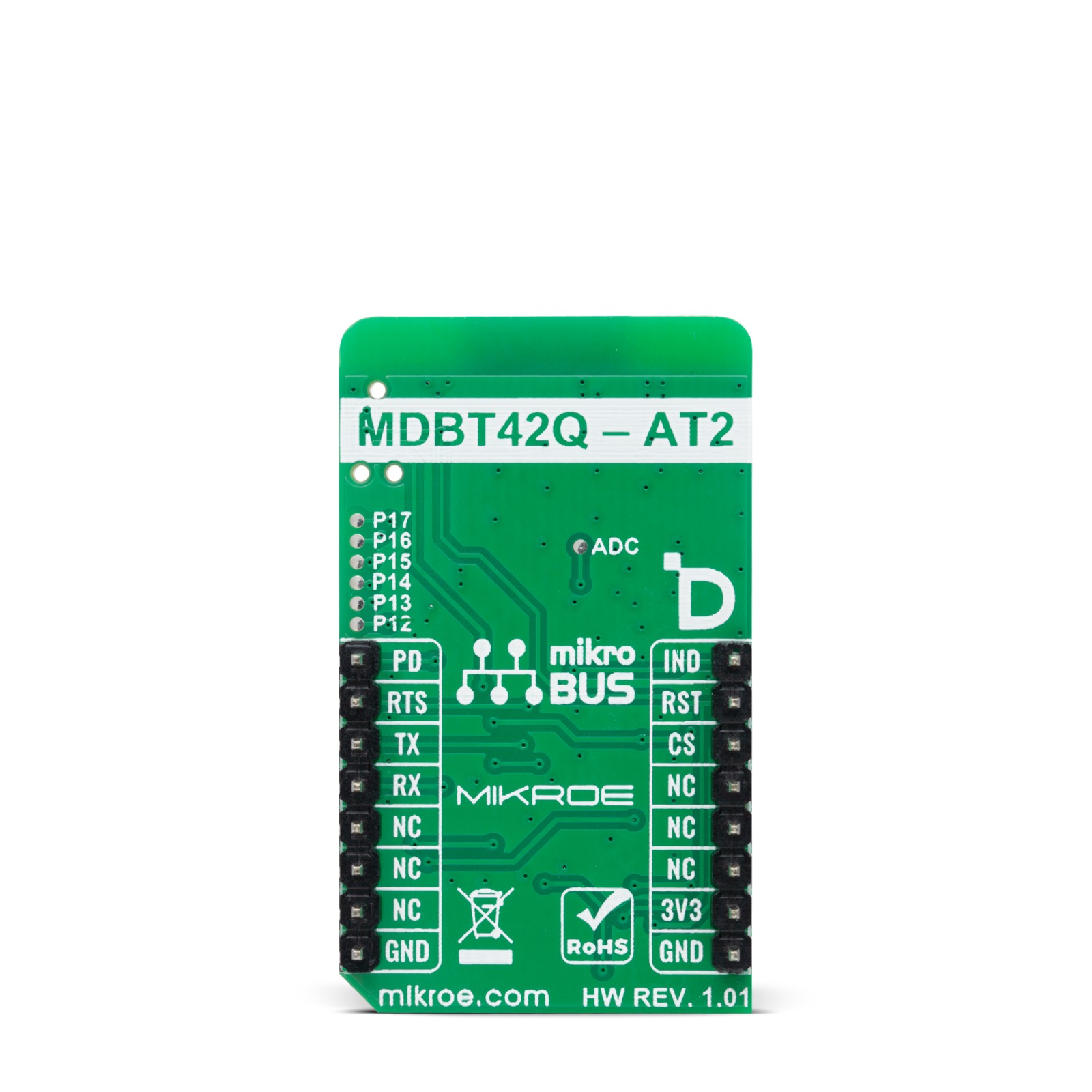 MDBT42Q Click - Bluetooth 5.2 connectivity | MIKROE-6686