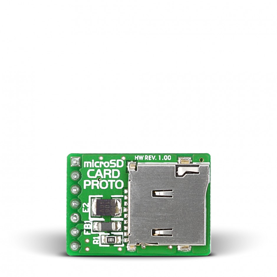 microSD Card PROTO Board - Mass Storage Prototyping Tool