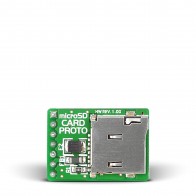 microSD Card PROTO Board - Mass Storage Prototyping Tool