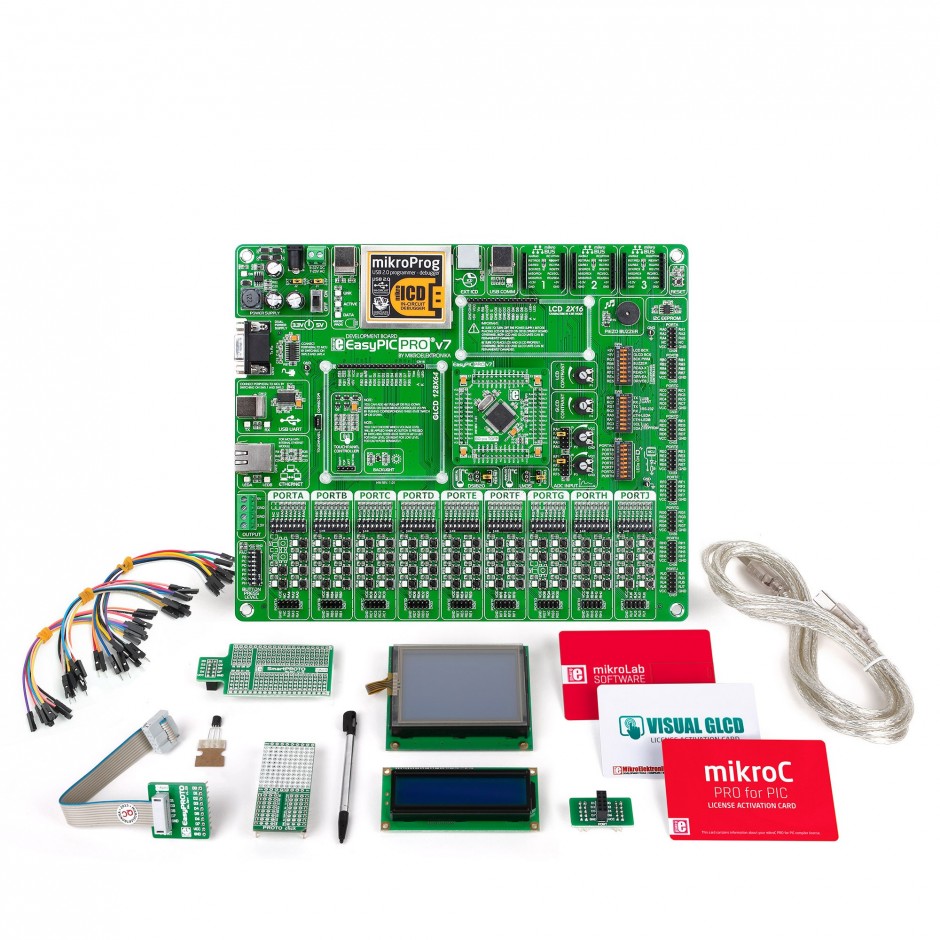 mikroLAB for PIC L (For All Your PIC18F Microcontroller Projects)