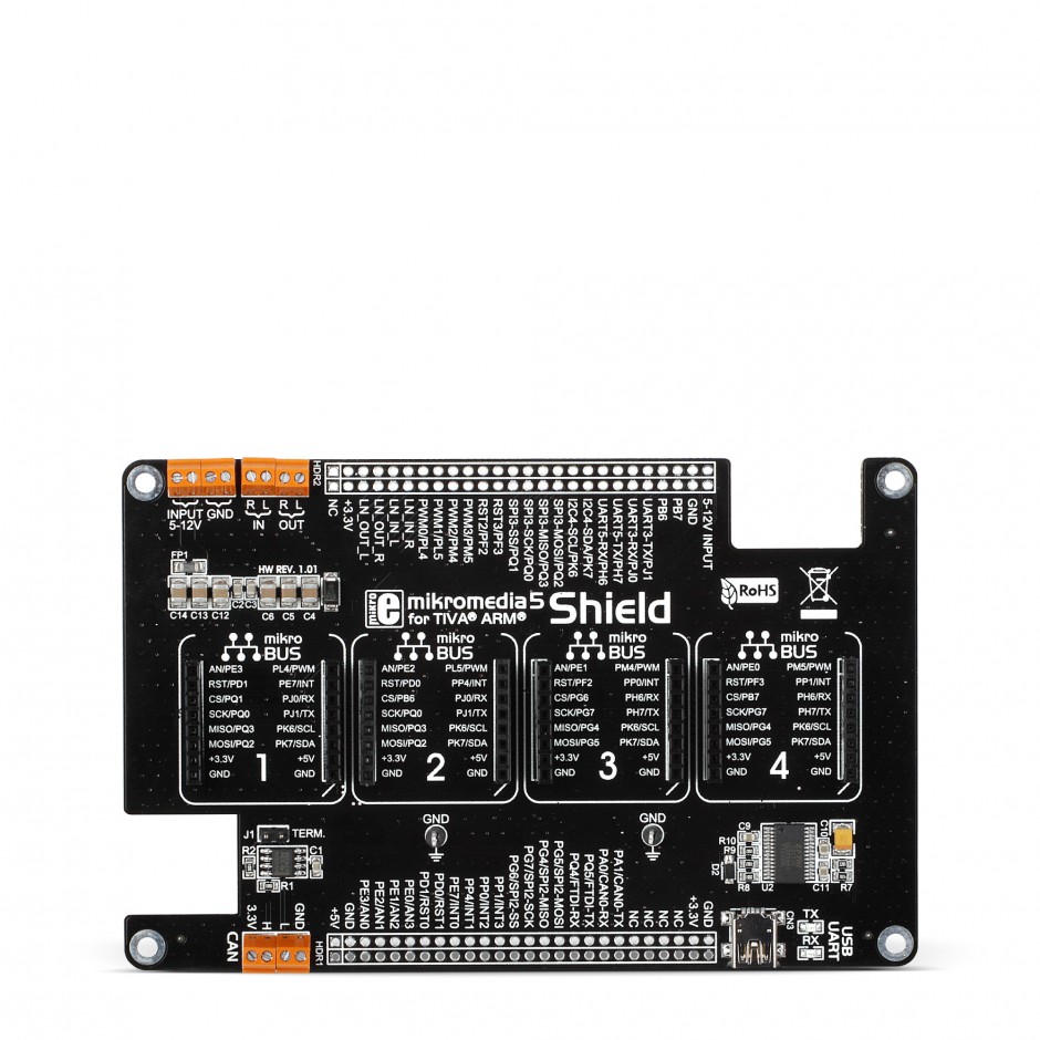 mikromedia Plus for Stellaris Shield | Mikroe