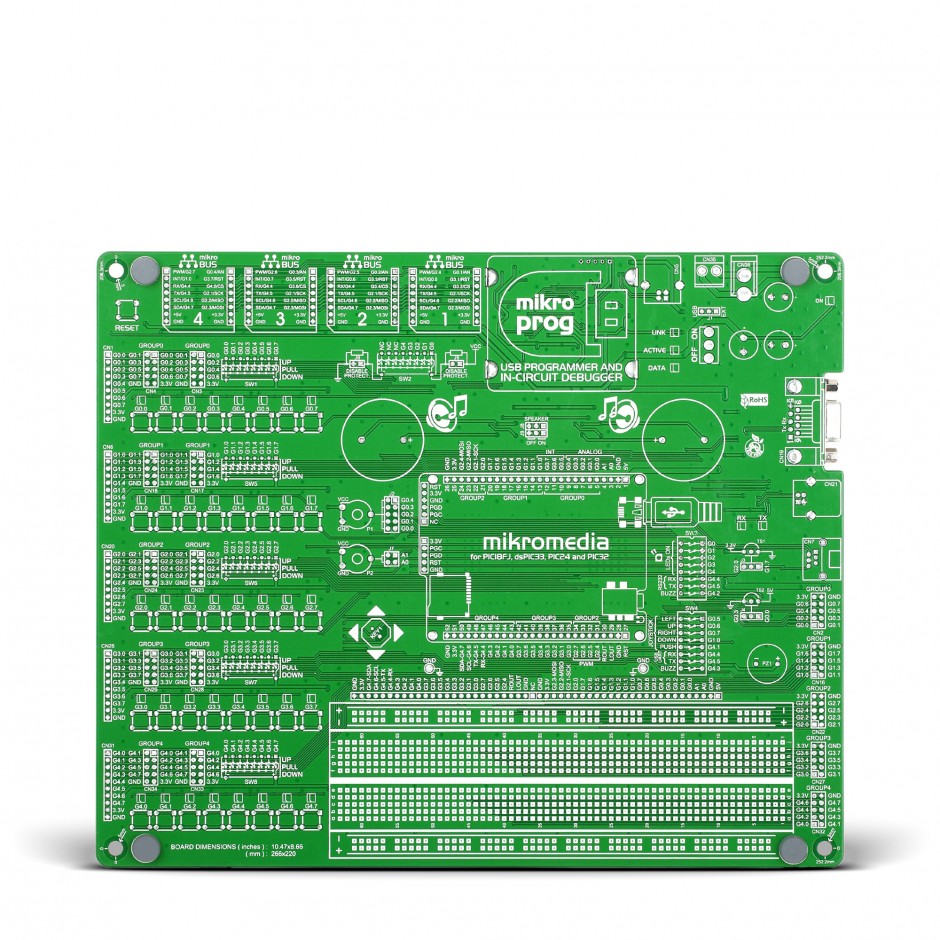 mikromedia workStation v7 - PIC Multimedia Development Platform