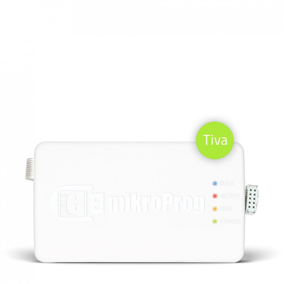 mikroProg for TIVA - ARM Cortex-M4 and M3 USB Programmer/Debugger