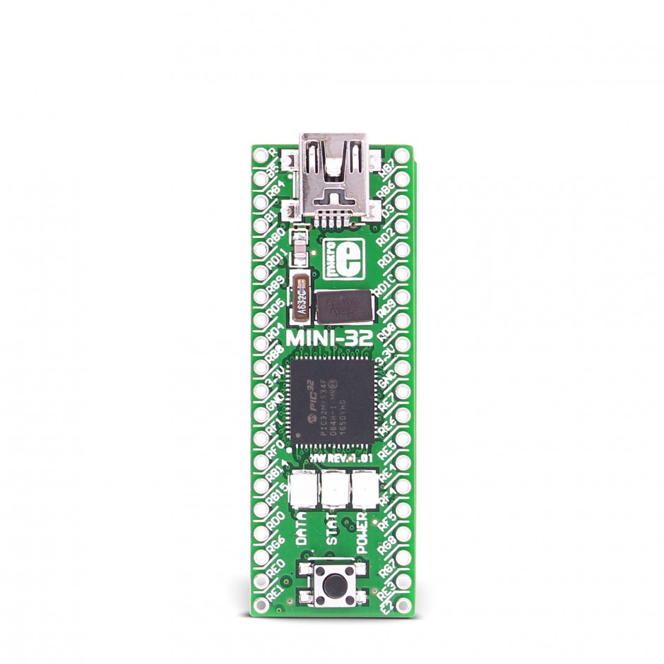 MINI-32 - PIC32 USB development board in DIP40 form factor