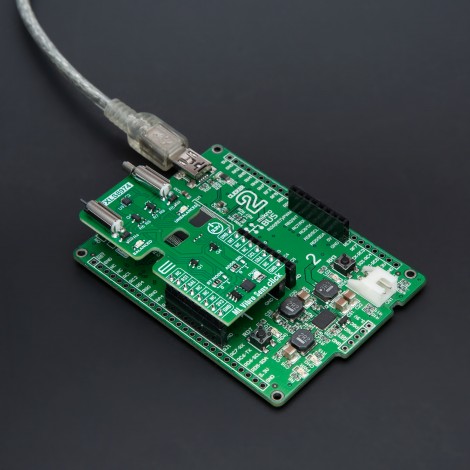 ML Vibro Sens Click with FXLS8974CF for AI-Ready Vibration Sensing