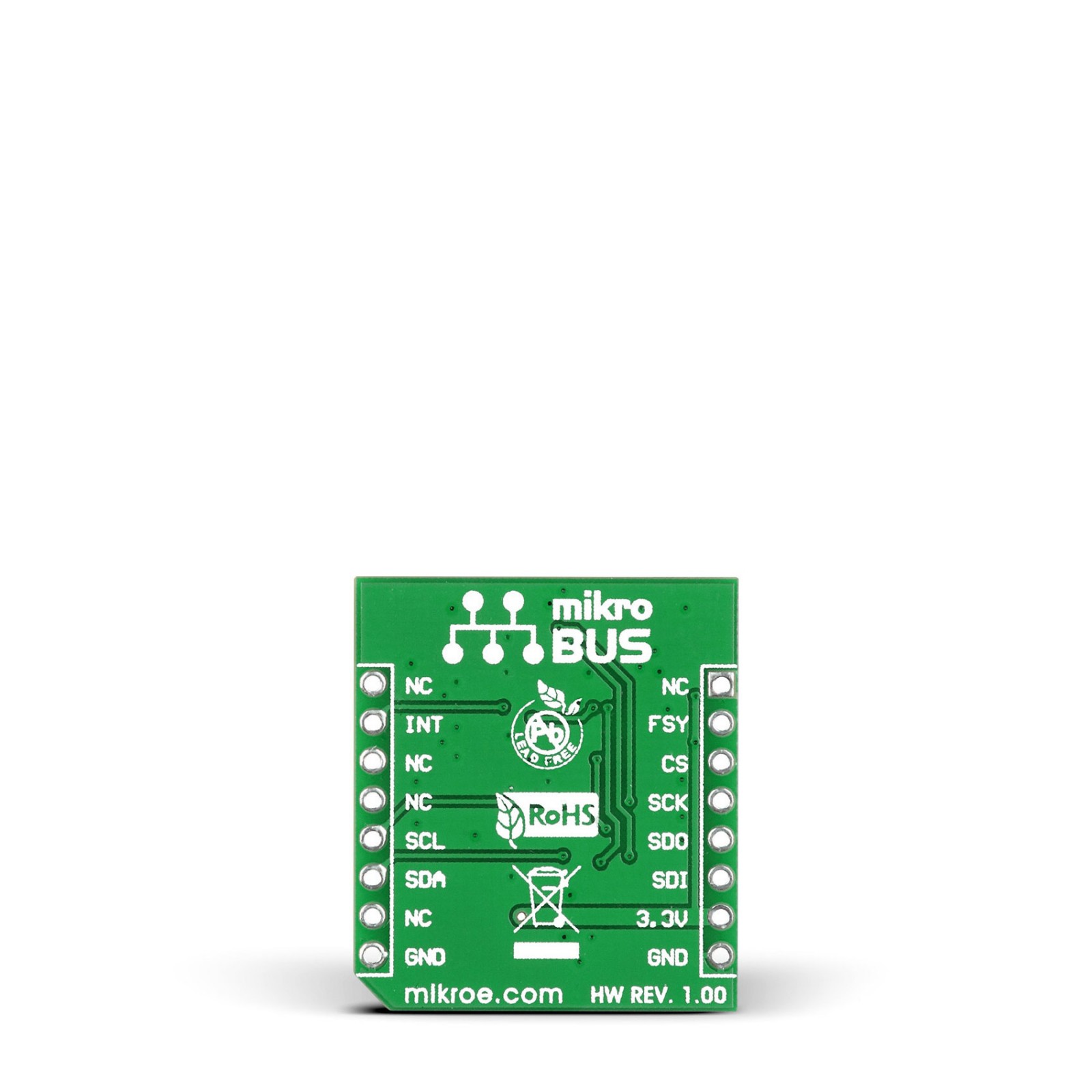 MPU IMU click - Board with MPU-6000 integrated 6-axis motion tracking ...