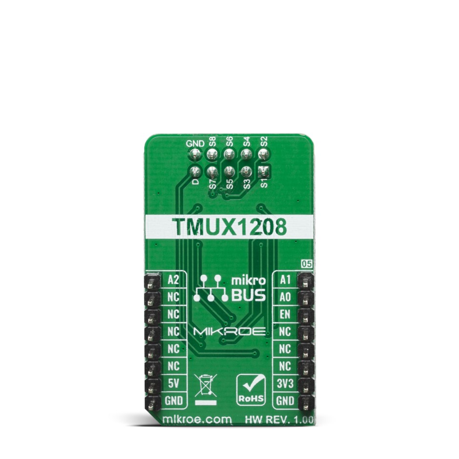 Mux 3 Click Tmux1208 8 Input Analog Multiplexer Mikrobus™
