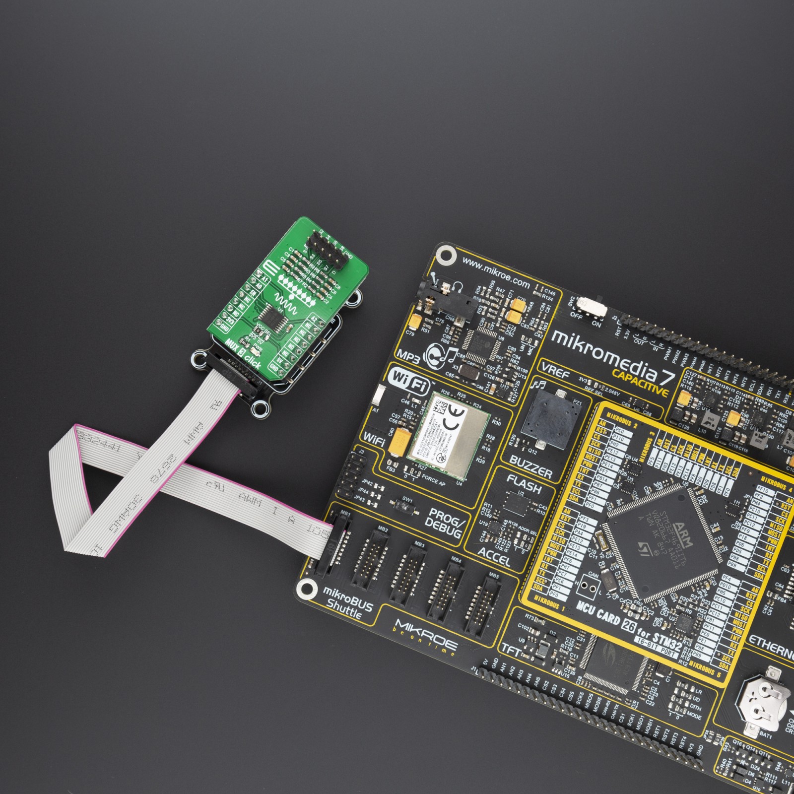 MUX 3 Click – TMUX1208 8-Input Analog Multiplexer | mikroBUS™