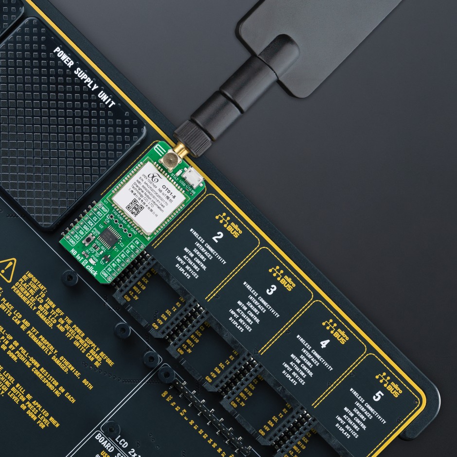 NB IoT 5 Click | OT01-5 Ultra-Low Power NB-IoT Module