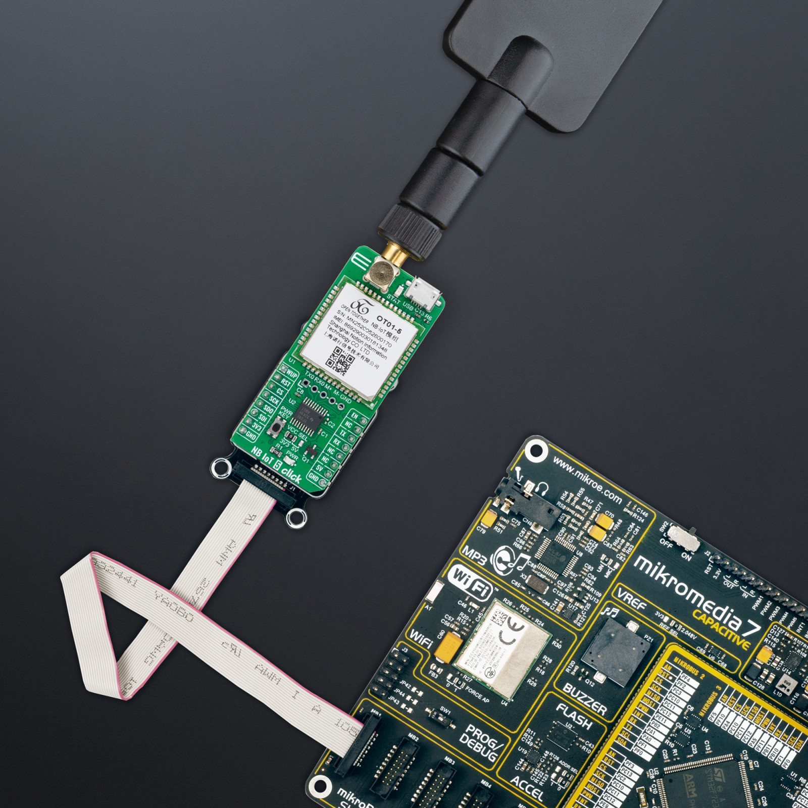 NB IoT 5 Click | OT01-5 Ultra-Low Power NB-IoT Module