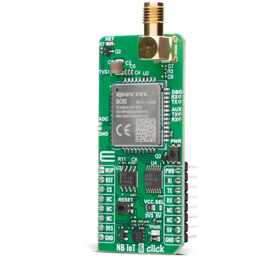 NB IoT 6 Click - Narrowband IoT connectivity | MIKROE-6419