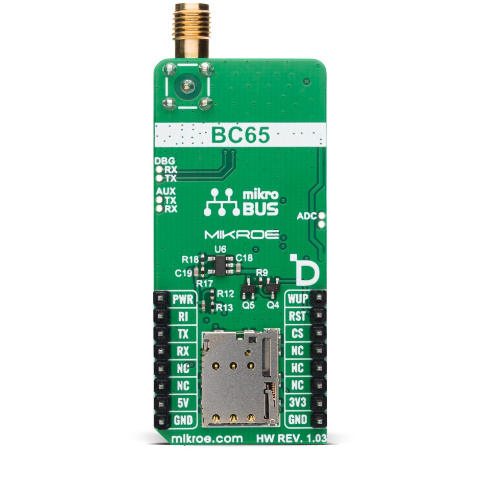 NB IoT 6 Click - Narrowband IoT connectivity | MIKROE-6419