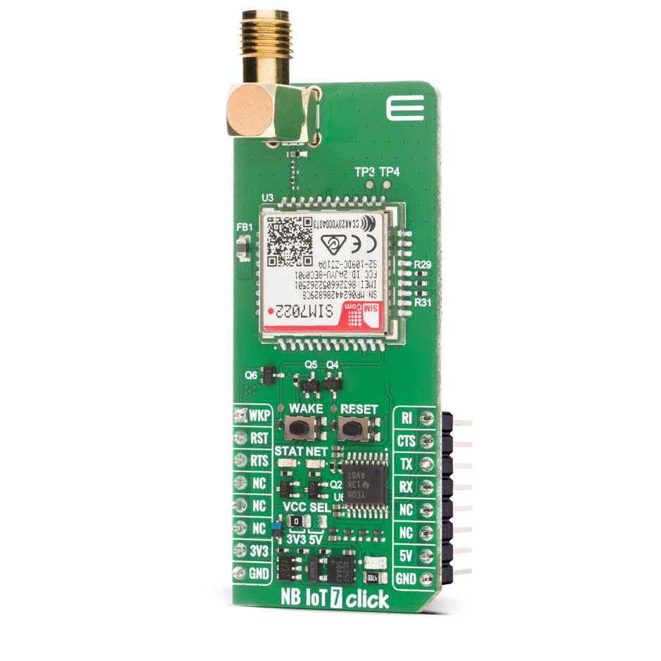 NB IoT 7 Click - Multi-Band NB-IoT Module | MIKROE-6557